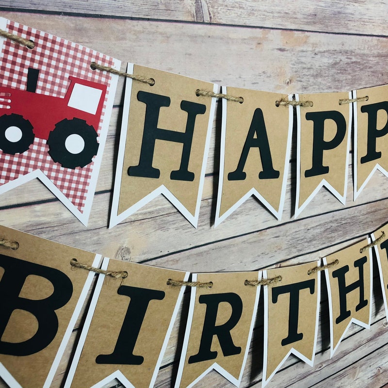 Tractor Banner - Etsy