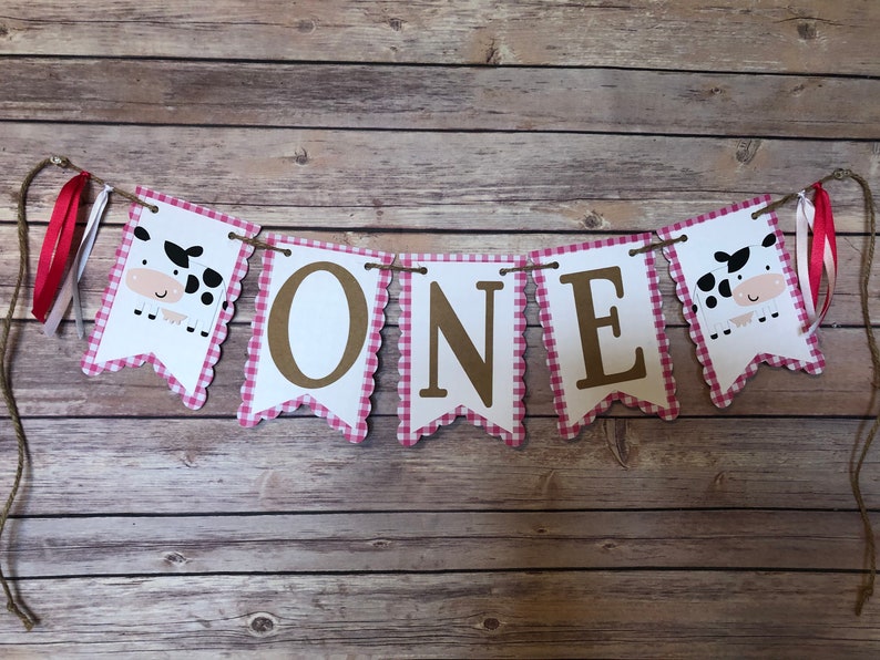 Cow Banner Farm Banner Barnyard Banner Western Banner | Etsy