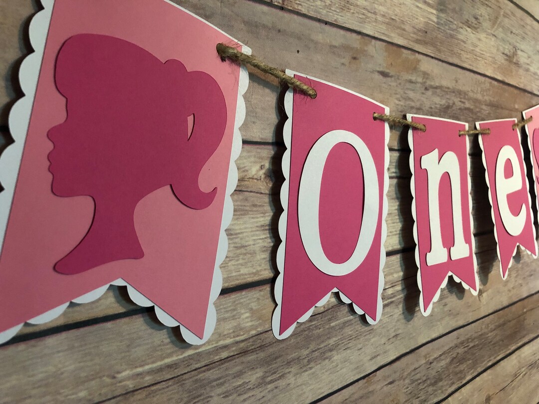 Barbie Inspired Banner, Barbie Banner, Doll Banner, Barbie Party, Come ...