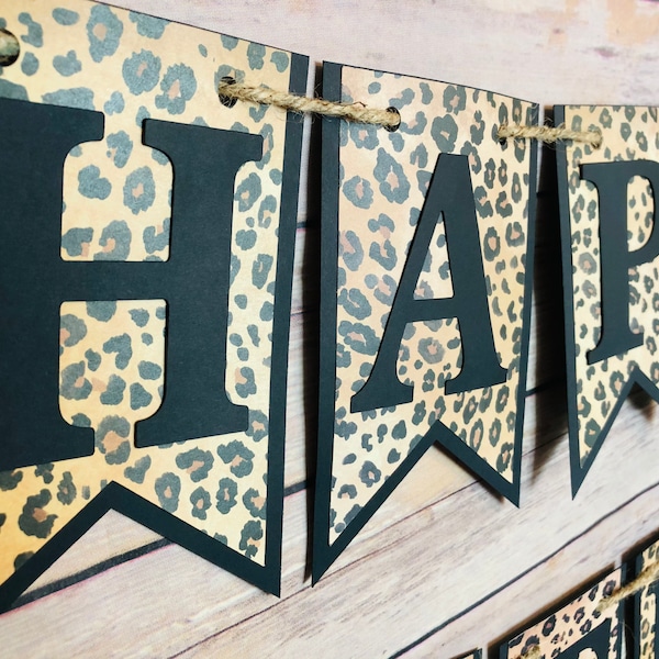 Leopard Banner - Etsy