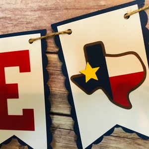 Texas High Chair Banner, Texas Banner, Texas One Banner, One Banner ...