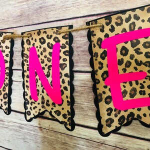 Leopard One Banner, Leopard Banner, Leopard Decor, Leopard Birthday ...