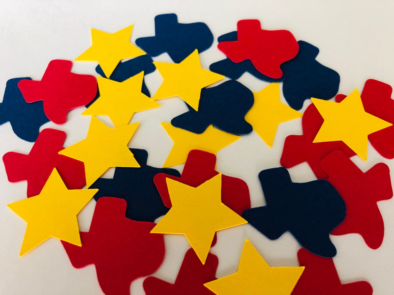 Texas Pride Confetti Texas Confetti Confetti Texas Party - Etsy