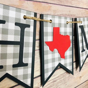 Home Banner, Welcome Banner, Texas Banner, Rustic Banner, Farmhouse ...