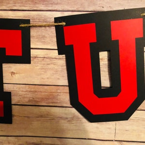 TTU Banner, Texas Tech Inspired Banner, College Banner, School Banner ...