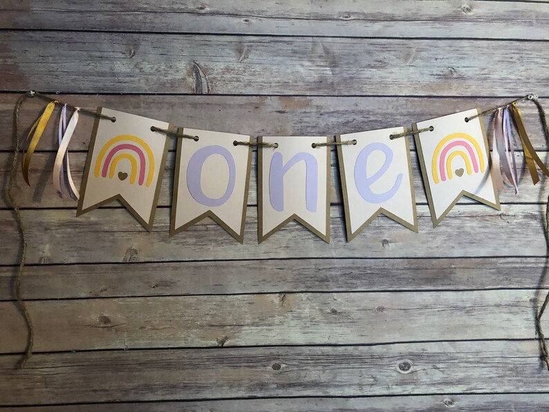Boho Rainbow Banner Boho Banner Rainbow Banner Pastel | Etsy