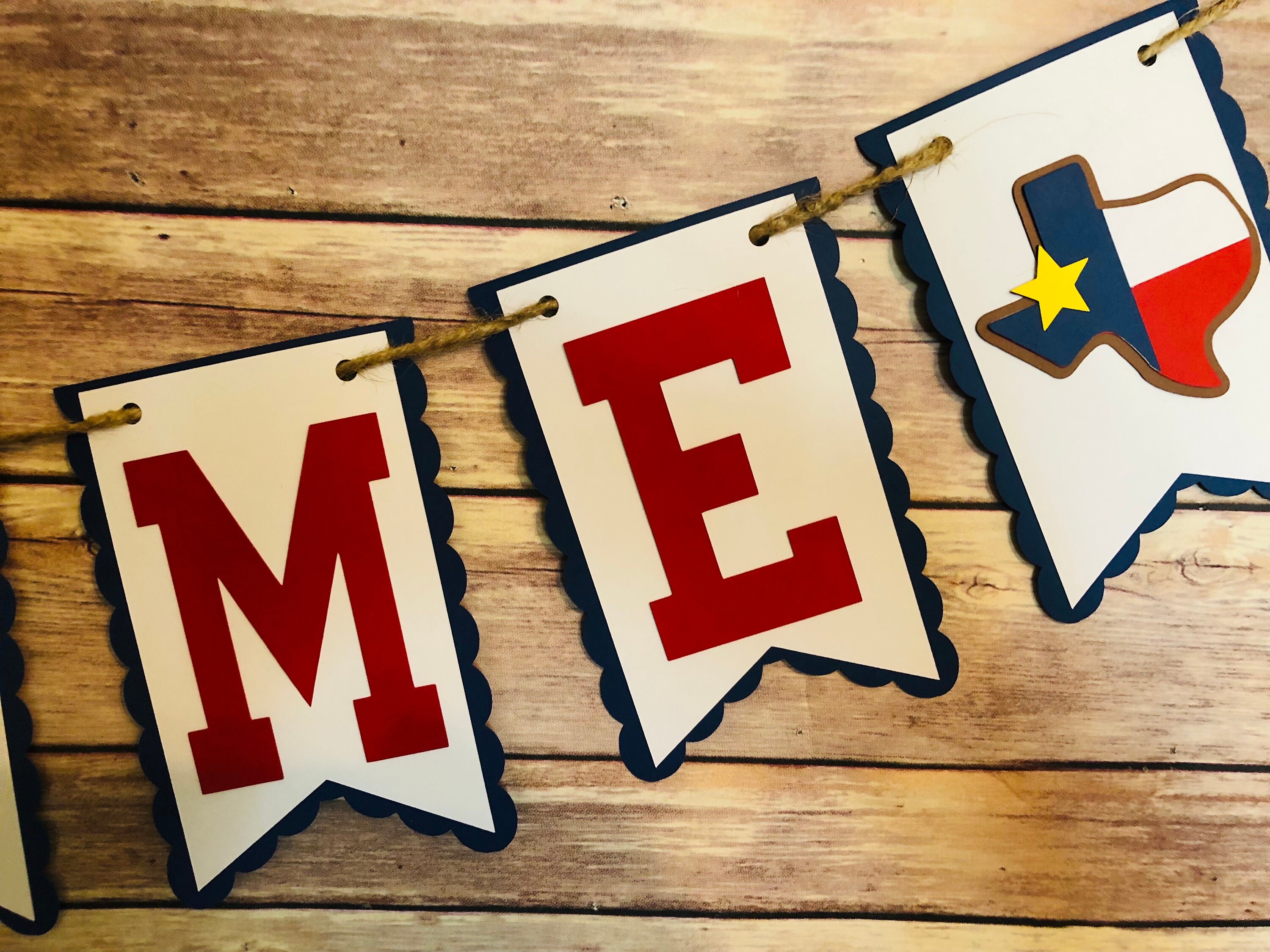 Texas Welcome Banner Texas Banner Welcome Banner Howdy - Etsy