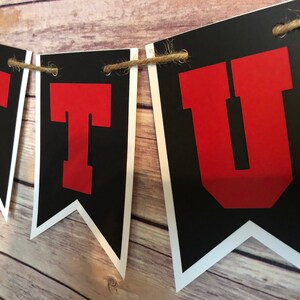Texas Tech Inspired Banner, Texas Tech Banner, Texas Banner, Dorm ...