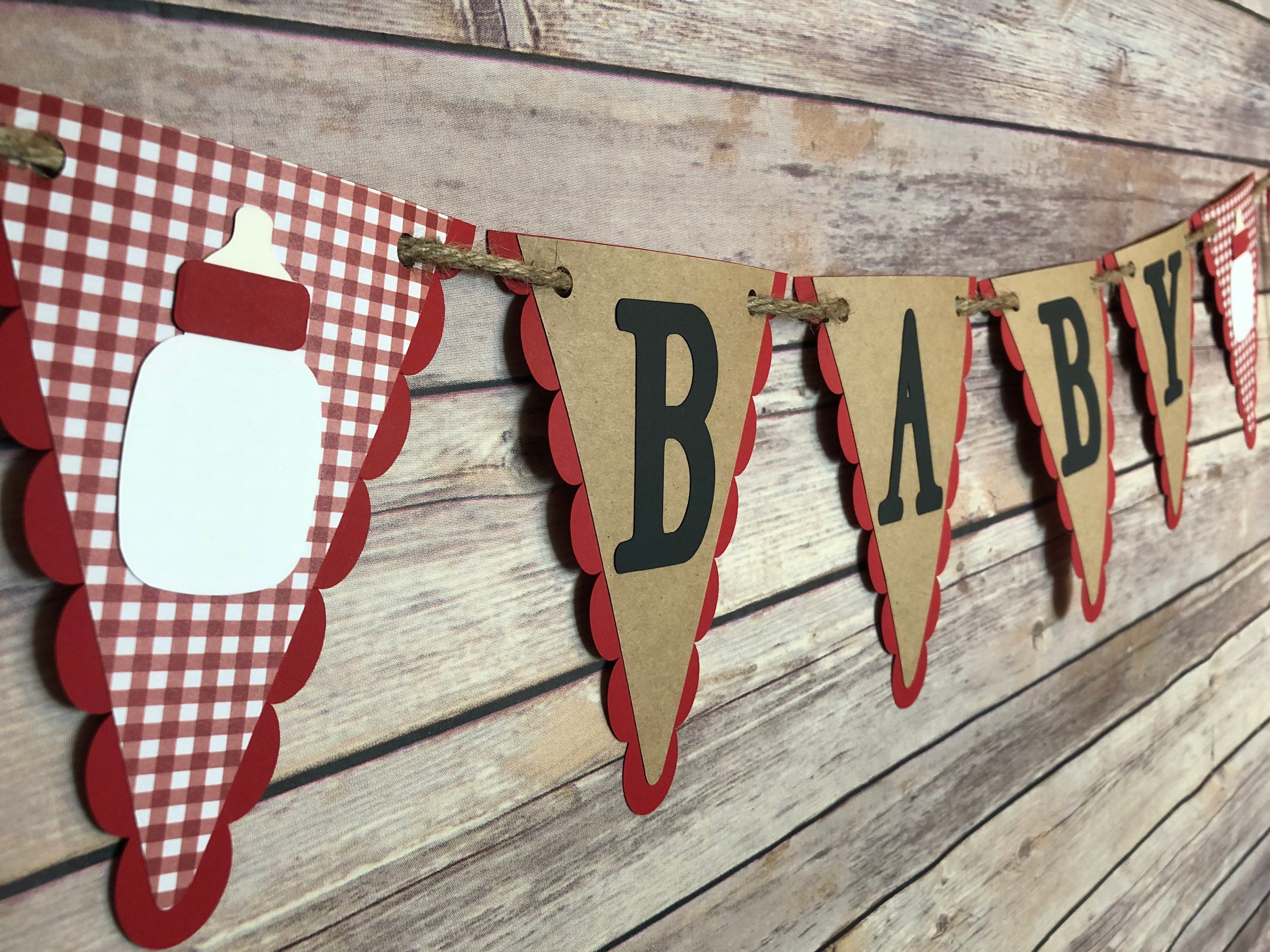 Baby Q Banner Baby Banner Baby Shower Banner Bbq Banner - Etsy