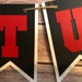 Texas Tech Inspired Banner, Texas Tech Banner, Texas Banner, Dorm ...