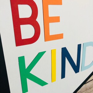 Rainbow Be Kind Banner, Be Kind Pennant, Be Kind Banner, Be Kind Wall ...