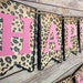 Leopard Happy Birthday Banner Leopard Banner Birthday - Etsy