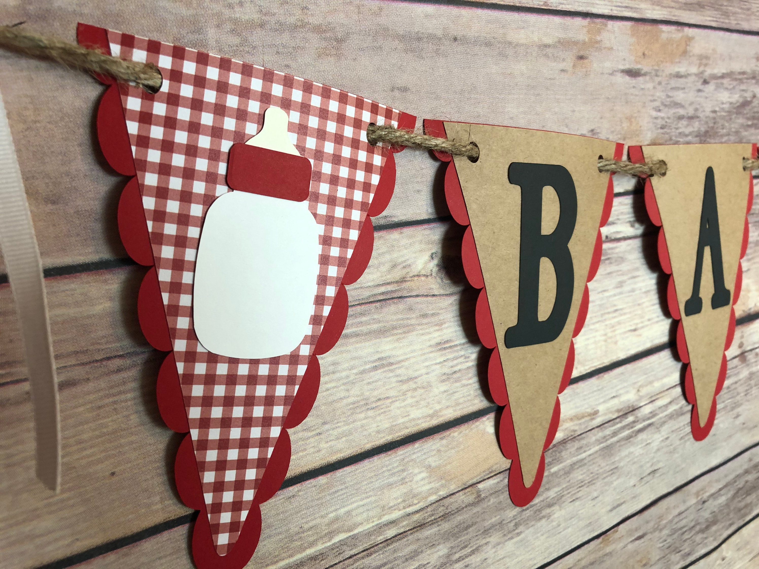 Baby Q Banner Baby Banner Baby Shower Banner Bbq Banner - Etsy