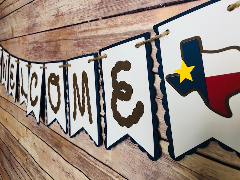 Texas Welcome Banner Welcome Banner Texas Banner Texas - Etsy