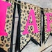 Leopard Happy Birthday Banner, Leopard Banner, Leopard Birthday Banner ...