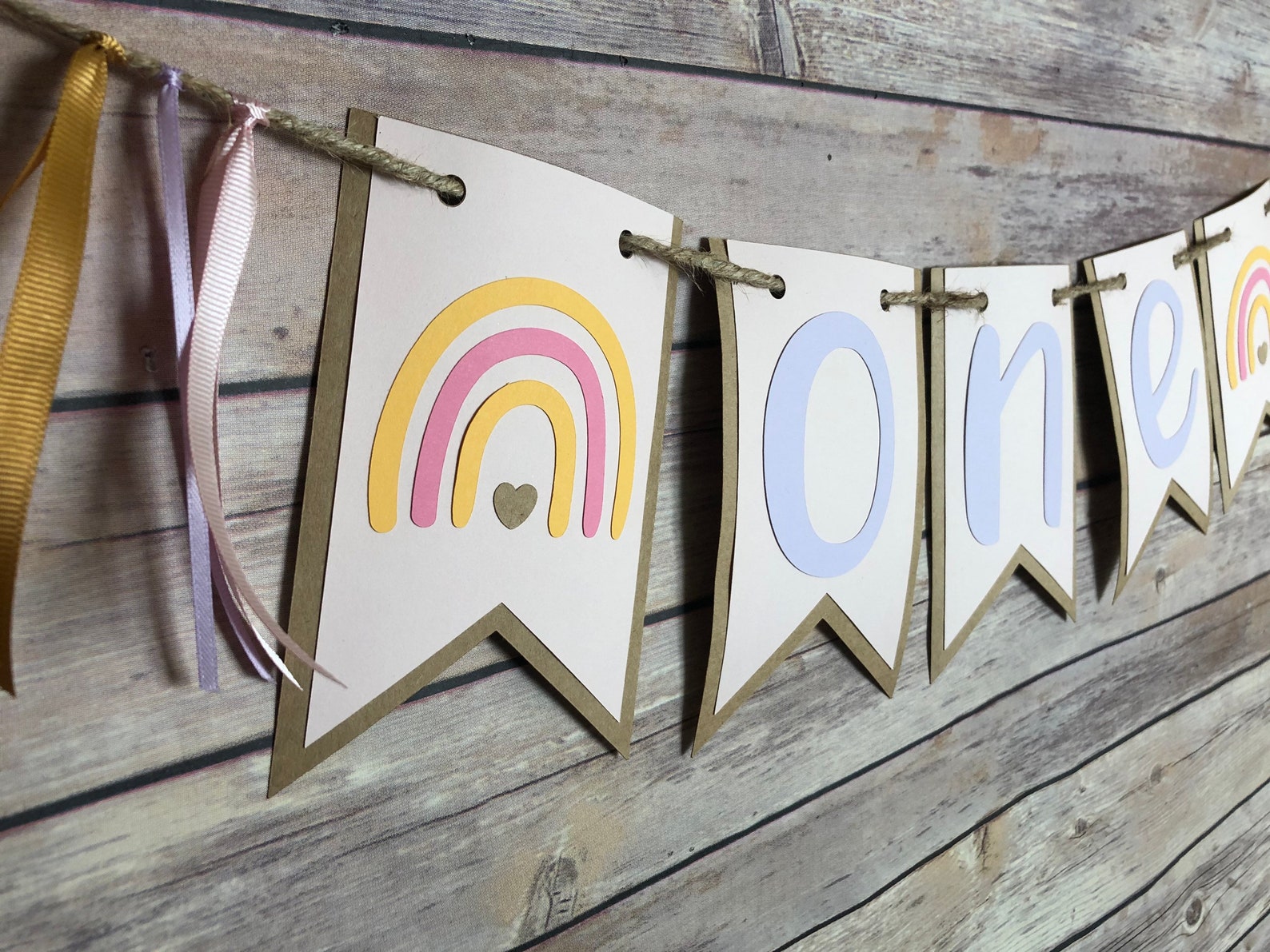 Boho Rainbow Banner Boho Banner Rainbow Banner Pastel | Etsy