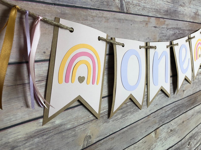 Boho Rainbow Banner Boho Banner Rainbow Banner Pastel | Etsy