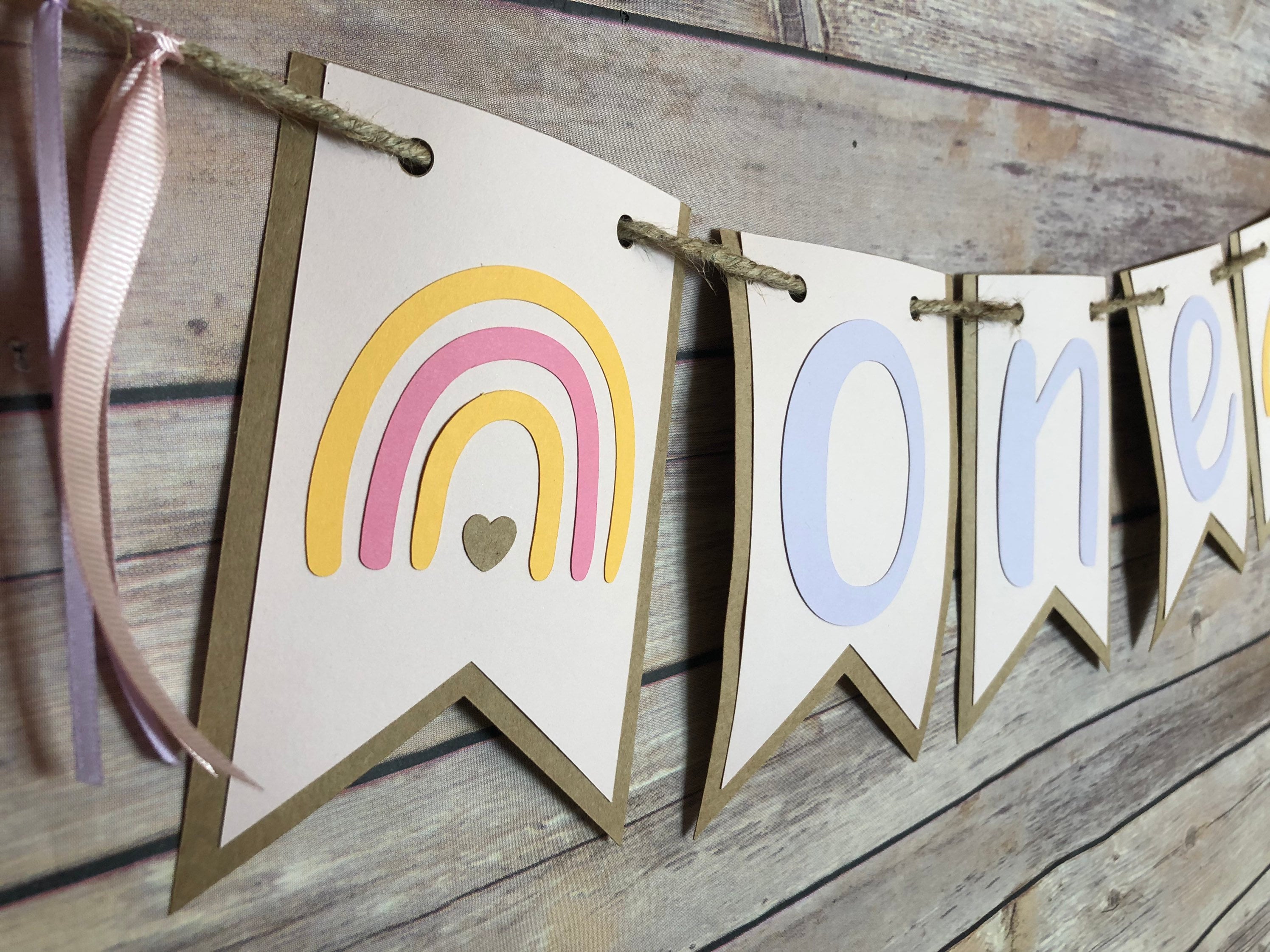 Boho Rainbow Banner, Boho Banner, Rainbow Banner, Pastel Banner, Pastel ...