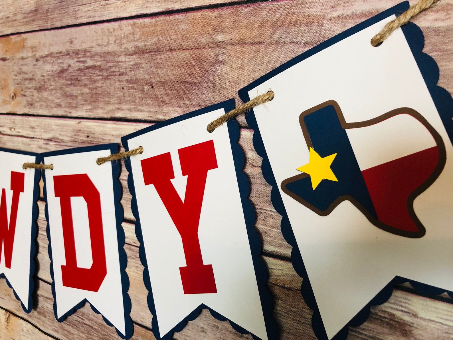 Howdy Banner Texas Banner Texas Decor Rustic Banner Texas - Etsy
