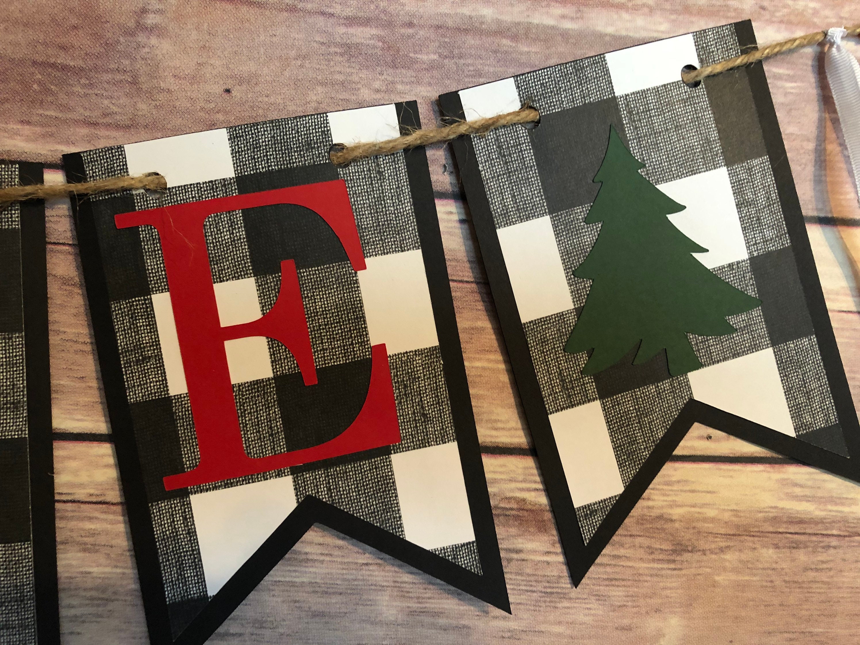 Buffalo Check Banner, Buffalo Check Peace Banner, Peace Banner ...