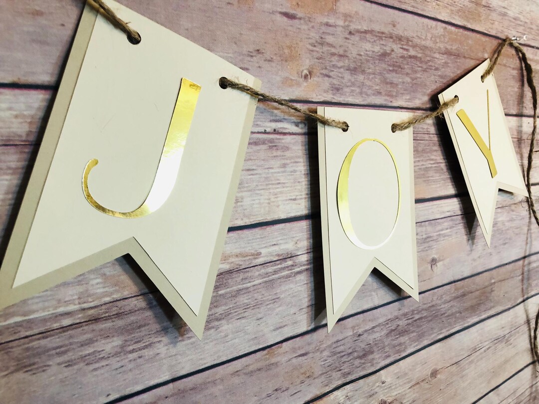 Modern Joy Banner, Joy Banner, Christmas Joy Banner, Christmas Banner ...