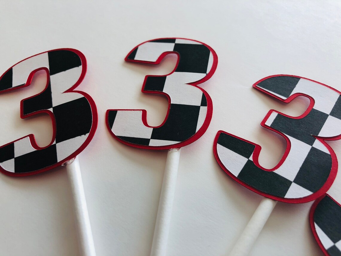 Race Cupcake Topper, Racecar Toppers, Race Toppers, Car Toppers, Cars ...