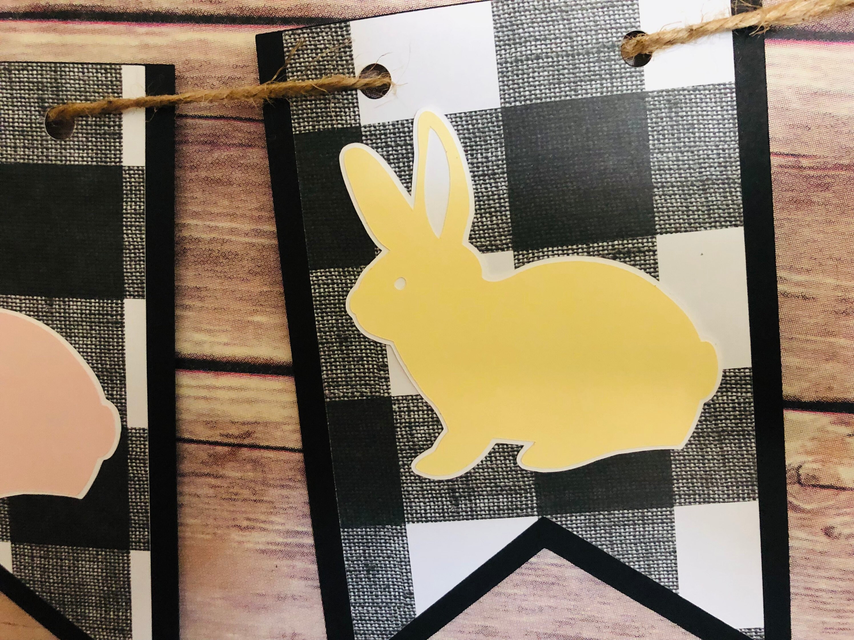 Pastel Bunny Banner, Bunny Banner, Bunny Garland, Easter Banner, Easter ...
