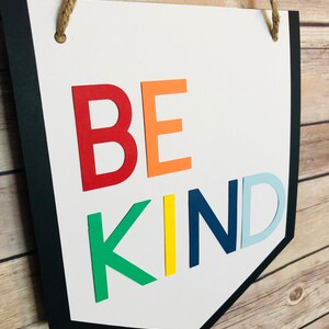 Rainbow Be Kind Banner, Be Kind Pennant, Be Kind Banner, Be Kind Wall ...