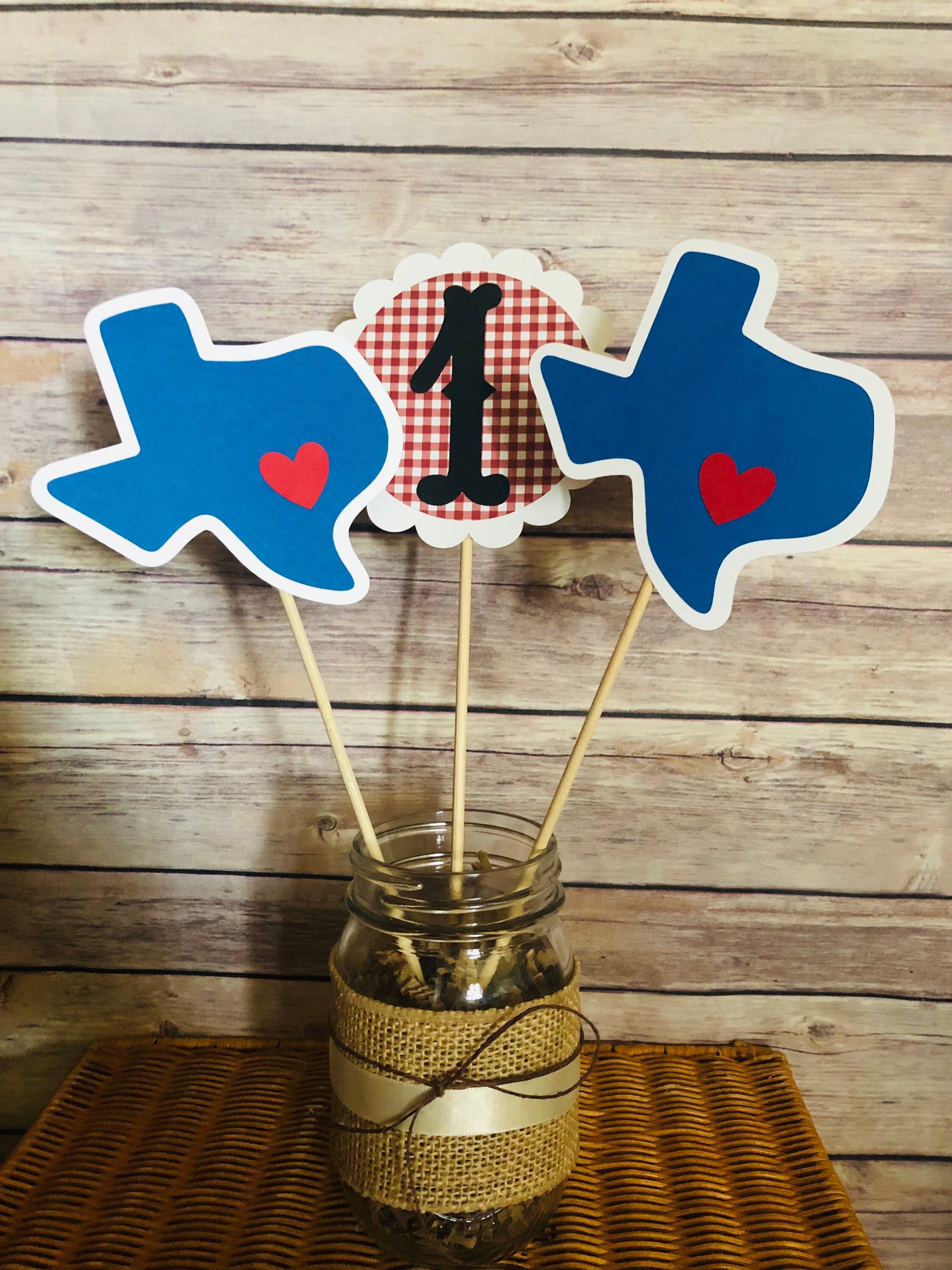 Texas Centerpieces Texas Toppers Texas Sticks Texas Party - Etsy