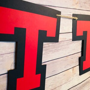 TTU Banner, Texas Tech Inspired Banner, College Banner, School Banner ...