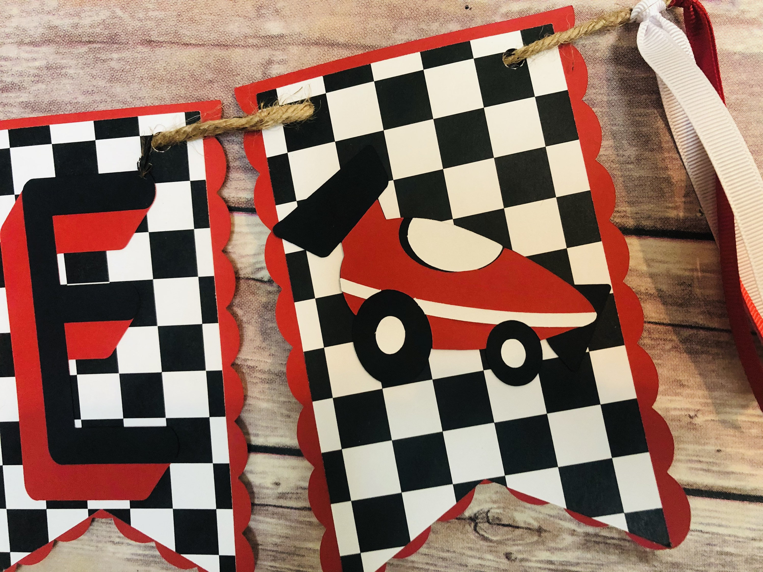 Race Car High Chair Banner Race Car Banner Race Car One - Etsy