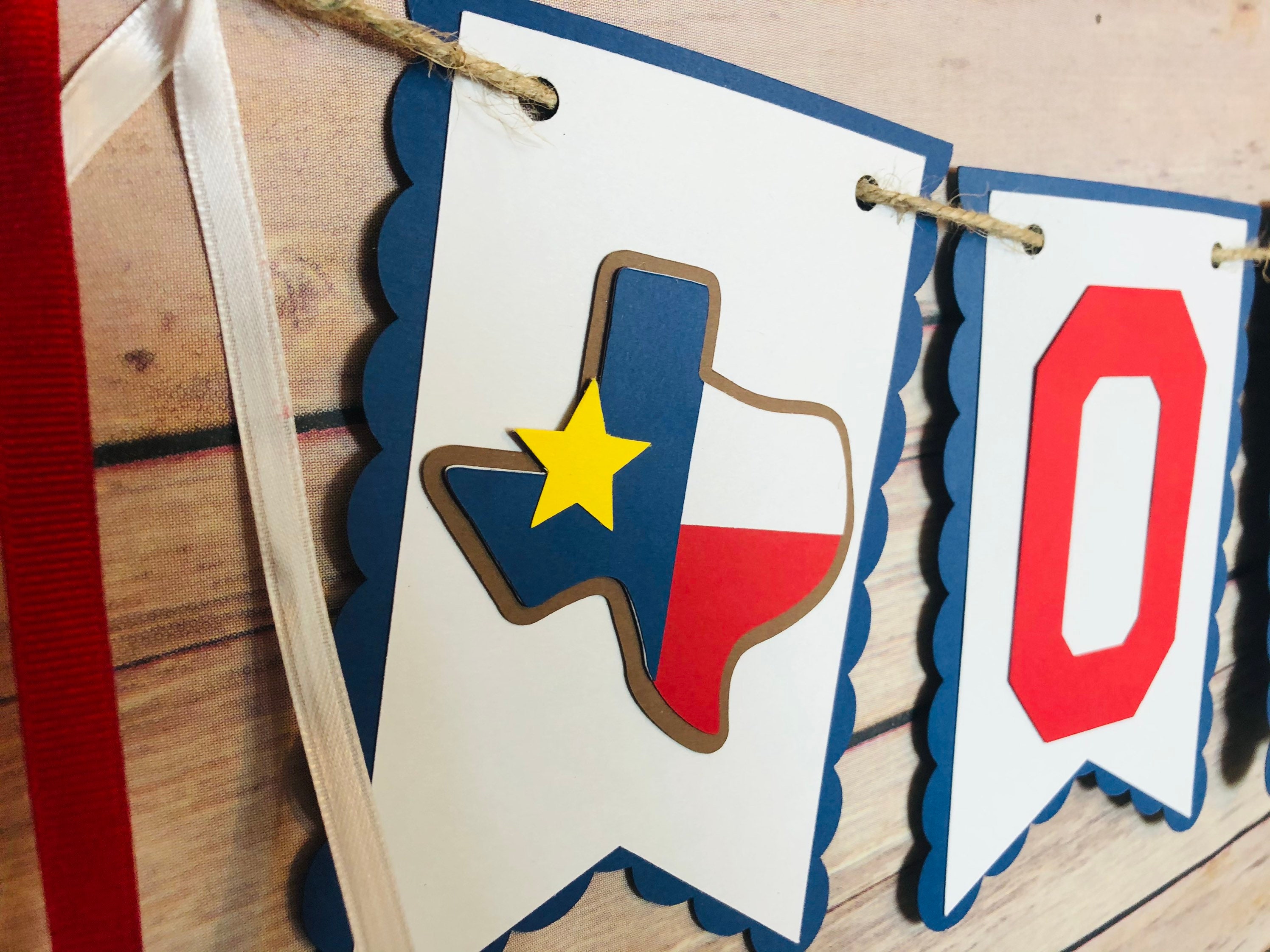 Texas High Chair Banner Texas Banner Texas One Banner One - Etsy