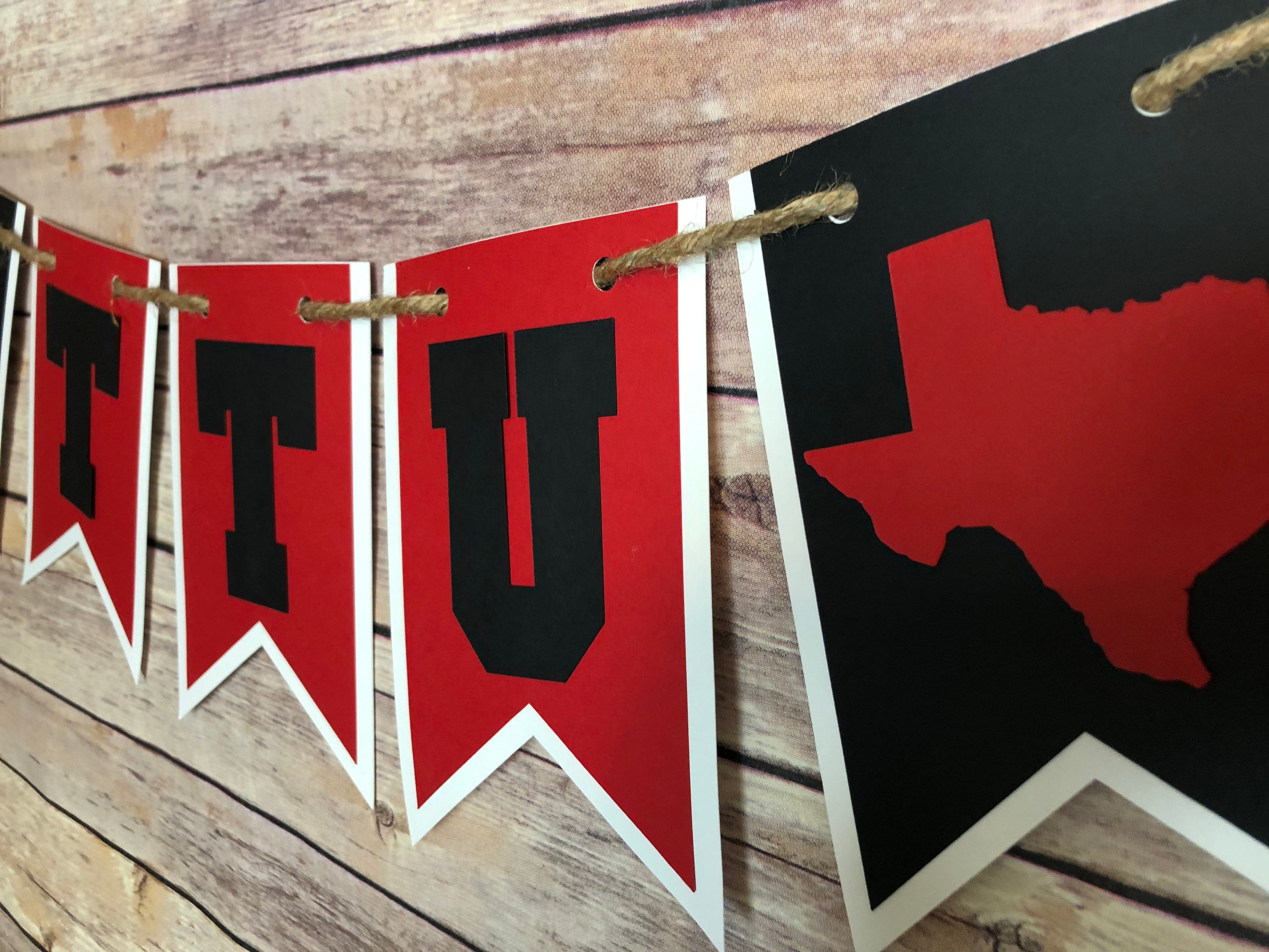 Texas Tech inspired banner texas tech banner tech banner - Etsy 日本