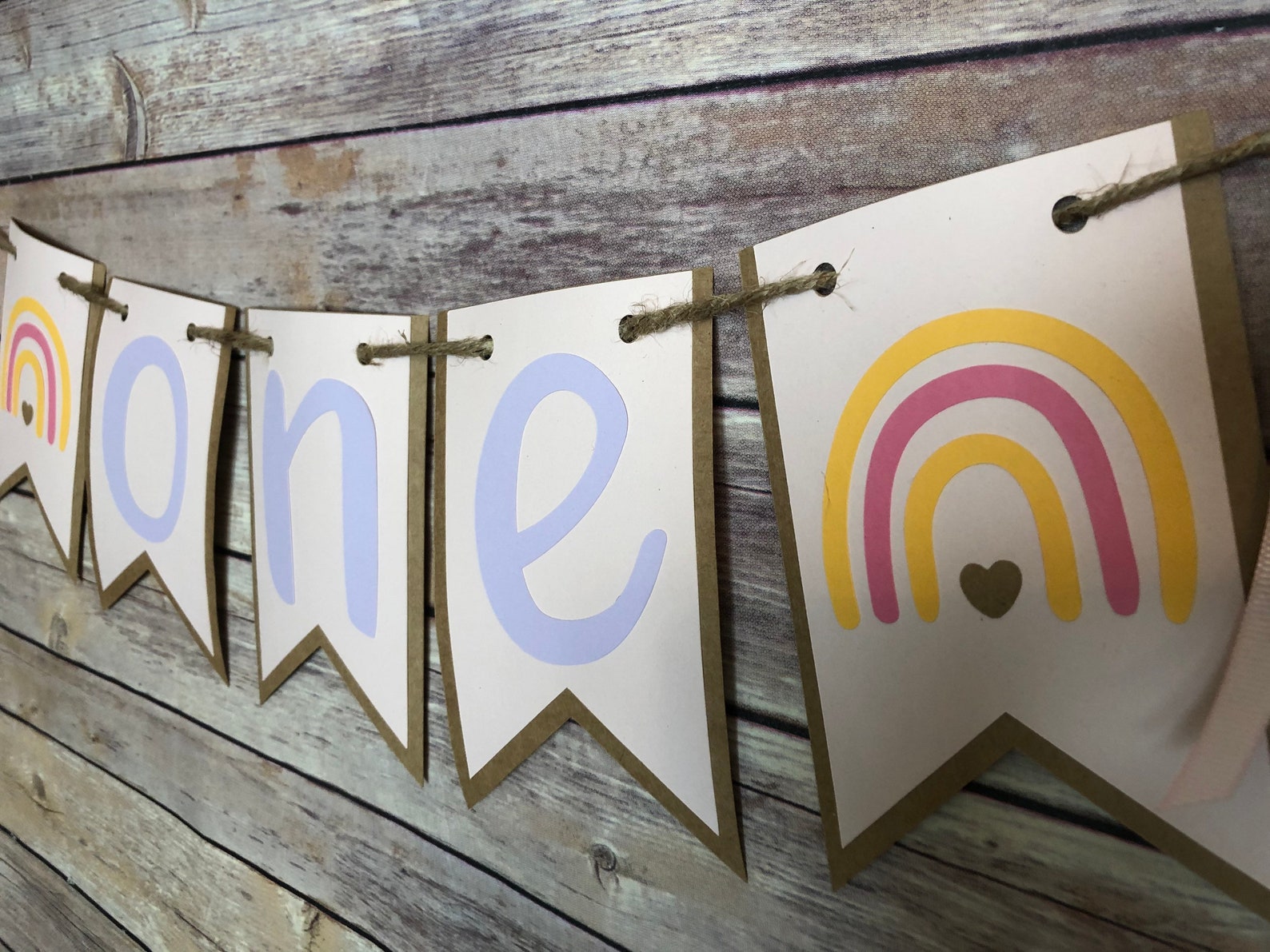 Boho Rainbow Banner Boho Banner Rainbow Banner Pastel | Etsy