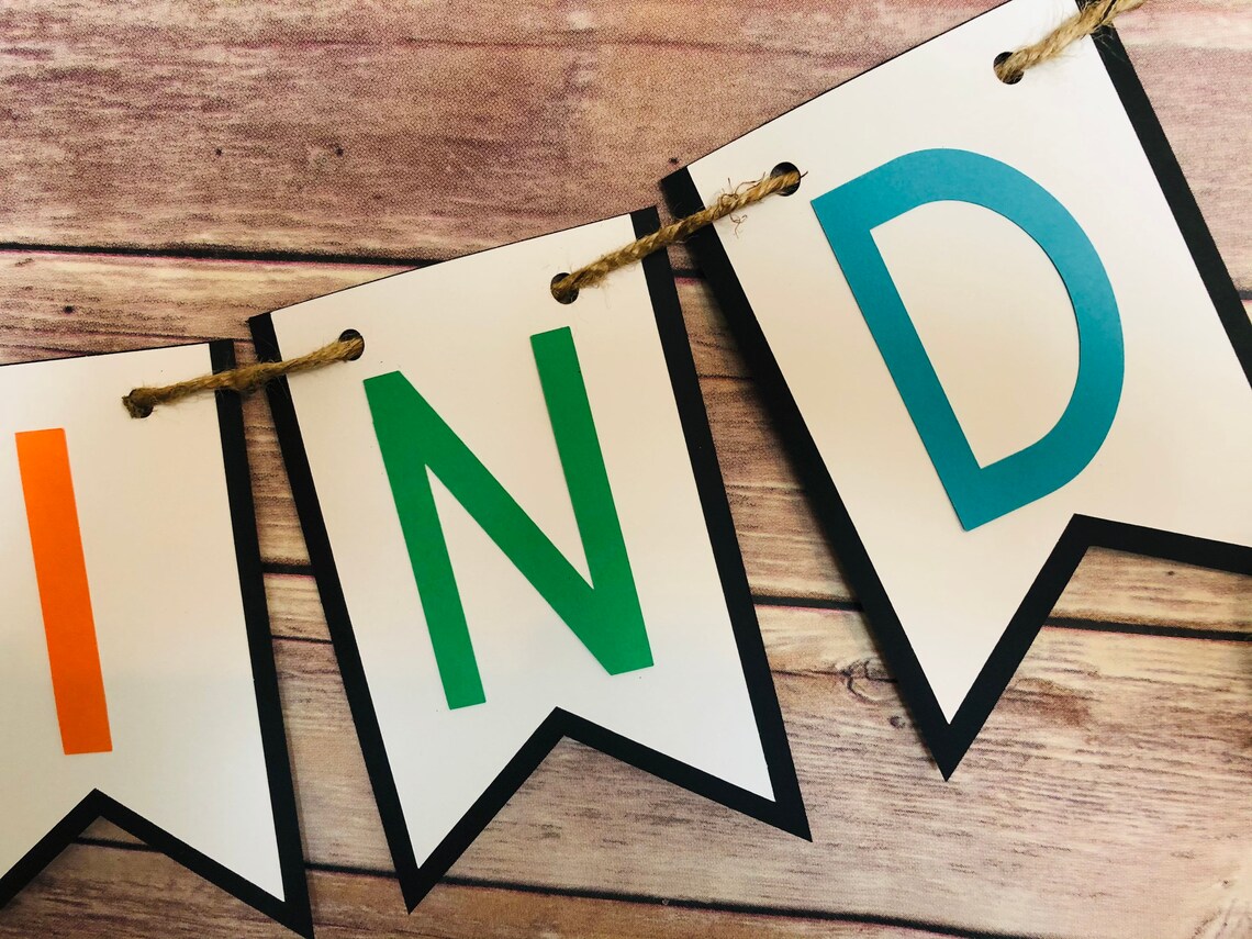 Be Kind Banner, Kind Banner, Classroom Banner, Teacher Banner, Home ...
