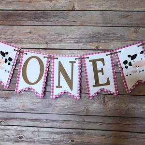 Cow Banner, Farm Banner, Barnyard Banner, Western Banner, Rustic Banner ...