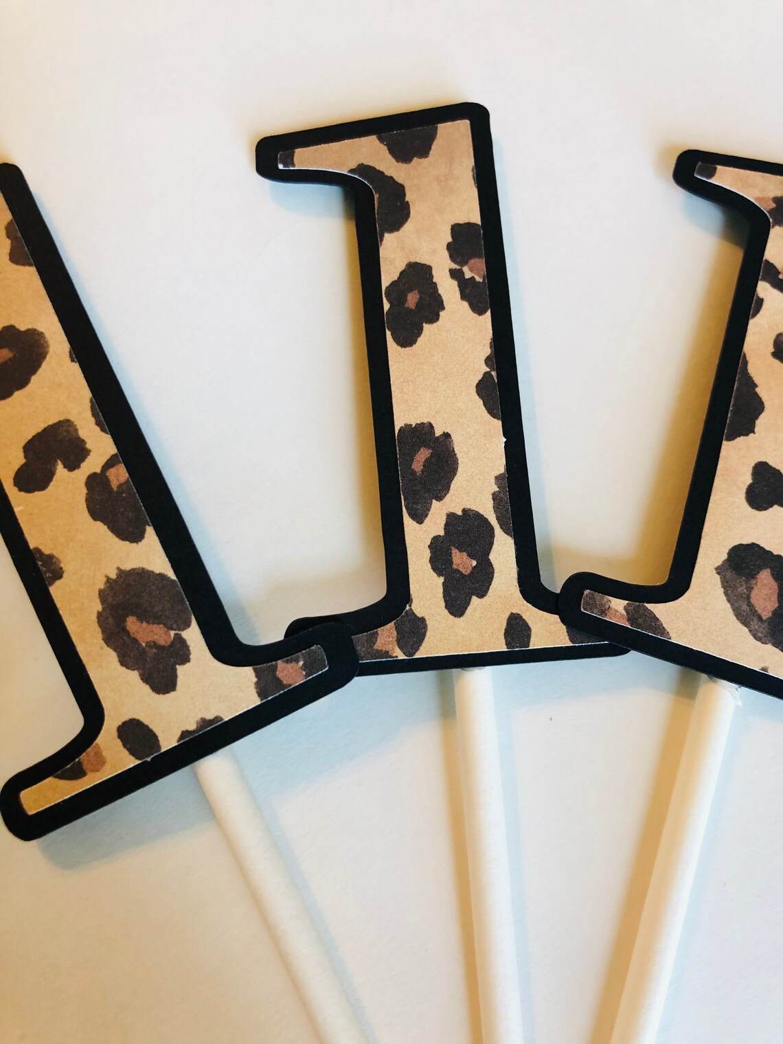 Leopard Cupcake Toppers, Leopard Toppers, Cheetah Toppers, Leopard ...
