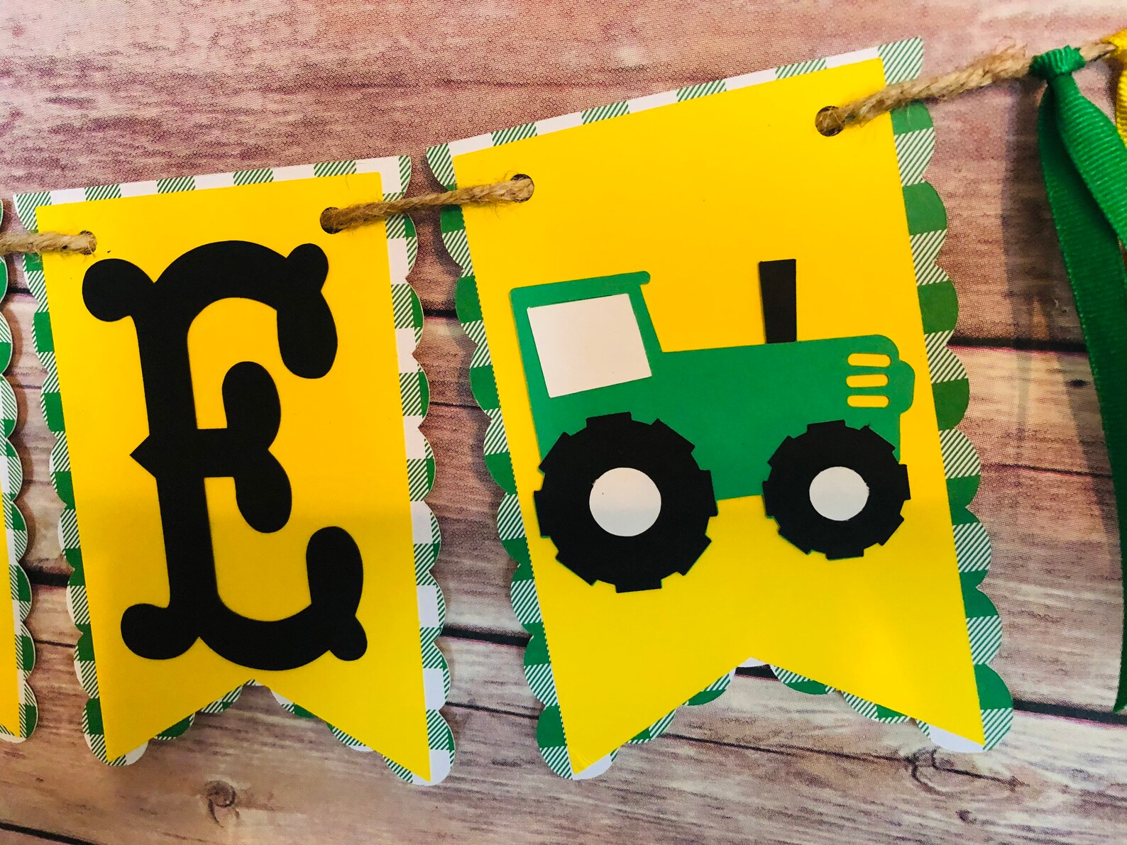 Tractor Banner John Deere Banner Green Tractor Banner | Etsy