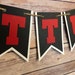 Texas Tech Inspired Banner, Texas Tech Banner, Texas Banner, Dorm ...