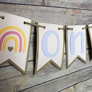 Boho Rainbow Banner, Boho Banner, Rainbow Banner, Pastel Banner, Pastel ...