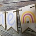 Boho Rainbow Banner, Boho Banner, Rainbow Banner, Pastel Banner, Pastel ...