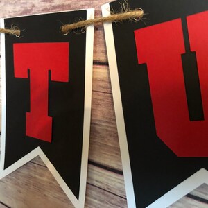 Texas Tech Inspired Banner, Texas Tech Banner, Texas Banner, Dorm ...