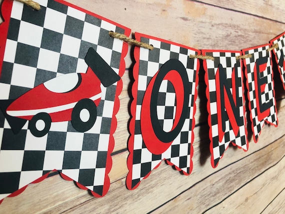 Race Car High Chair Banner Race Car Banner Race Car One | Etsy