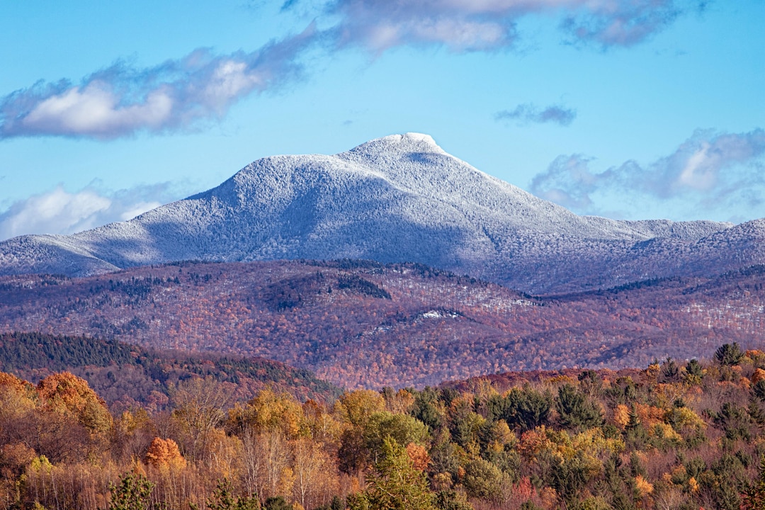Vermont's Camels Hump Snowliage - Etsy