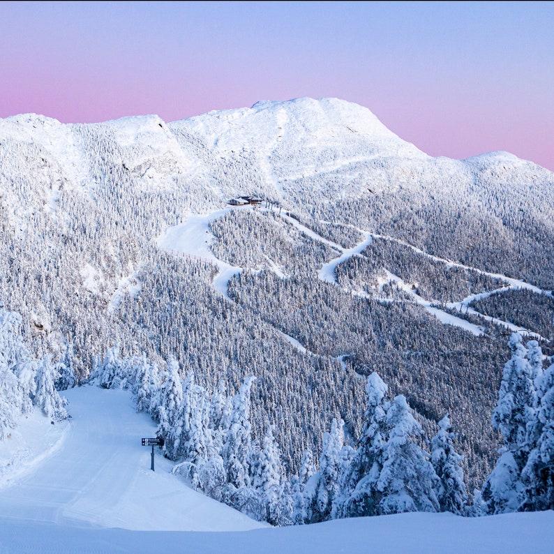 Stowe Mountain Resort - Square - Etsy