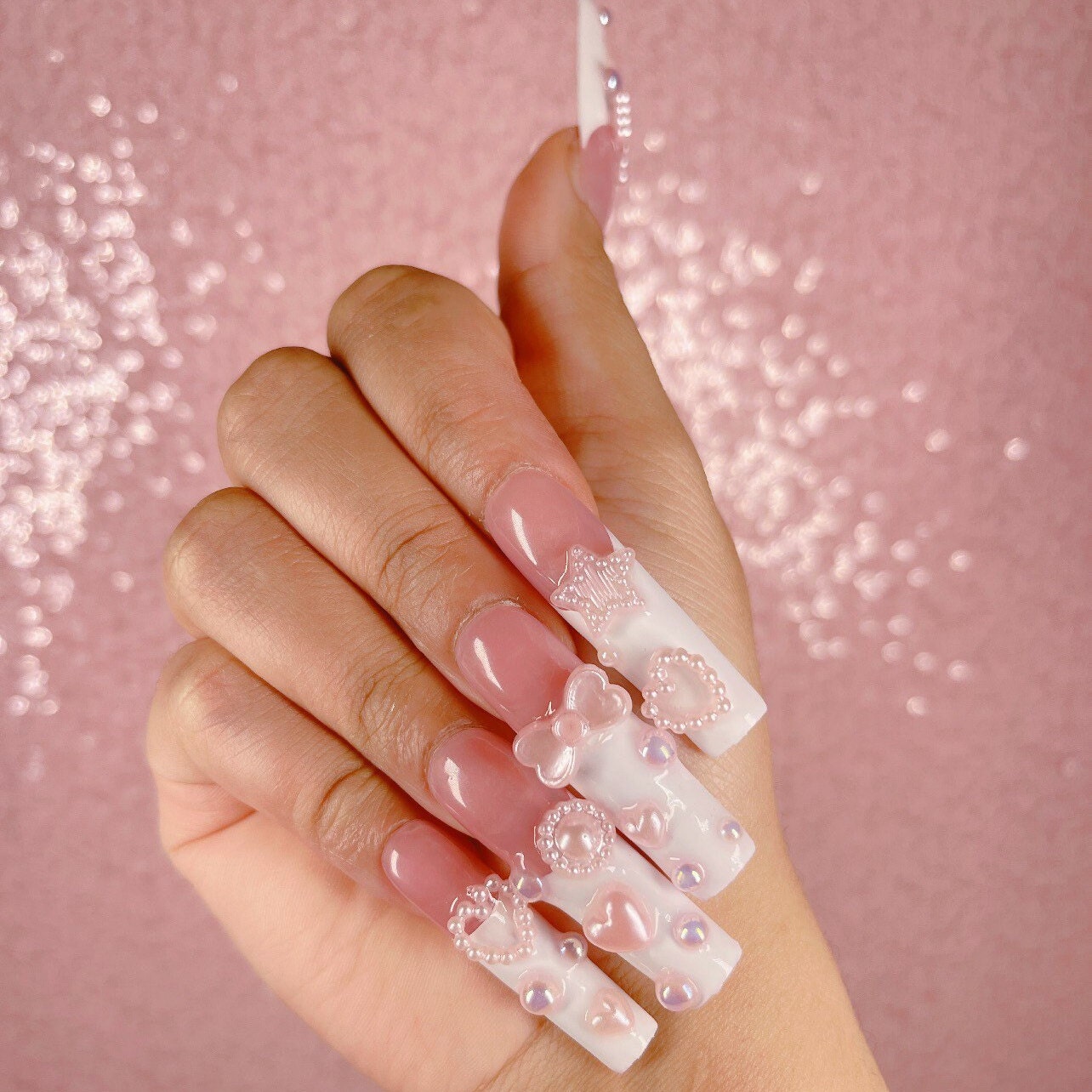 Bo Peep Luxury Nails High Gloss Gel Press on Nails XL - Etsy