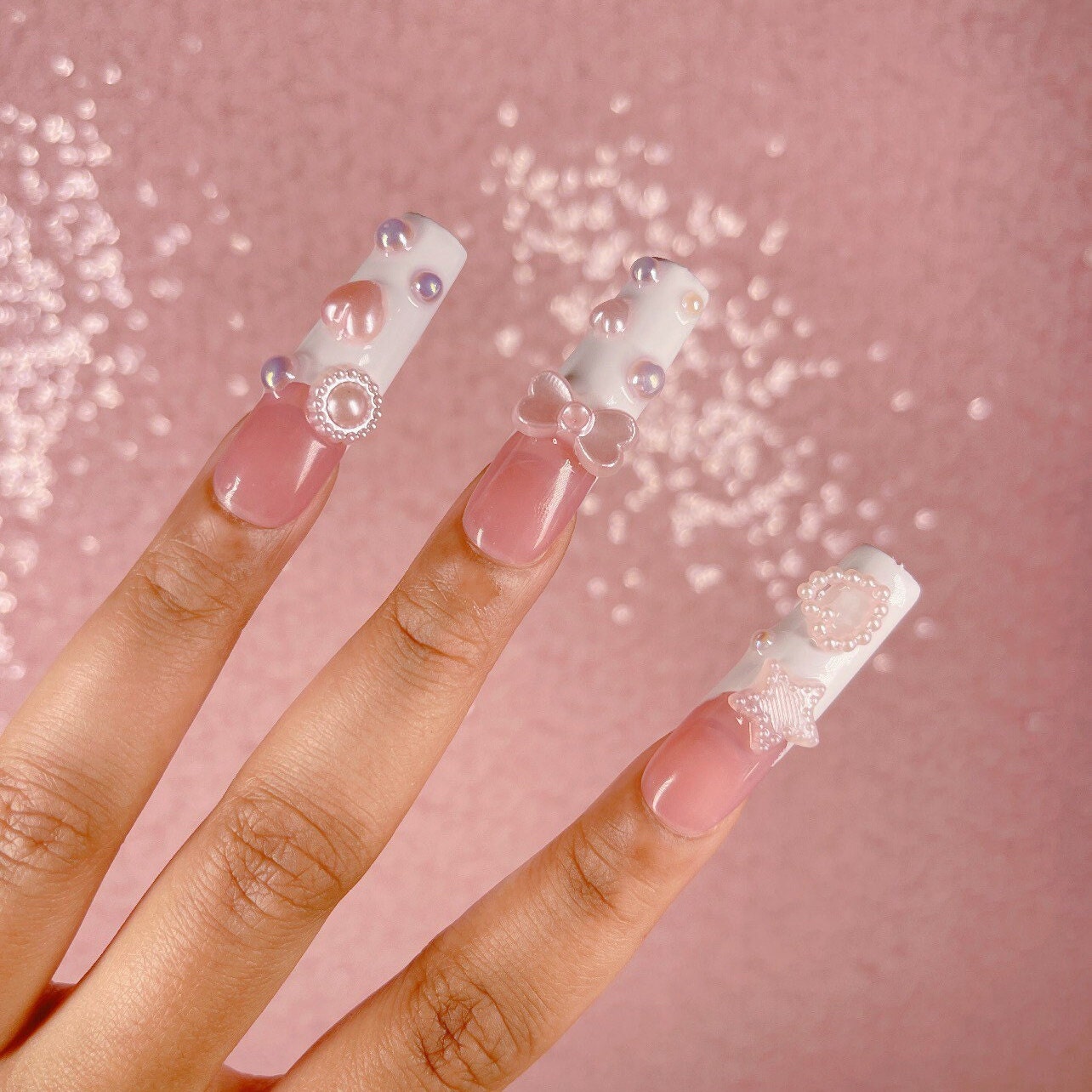 Bo Peep Luxury Nails High Gloss Gel Press on Nails XL - Etsy