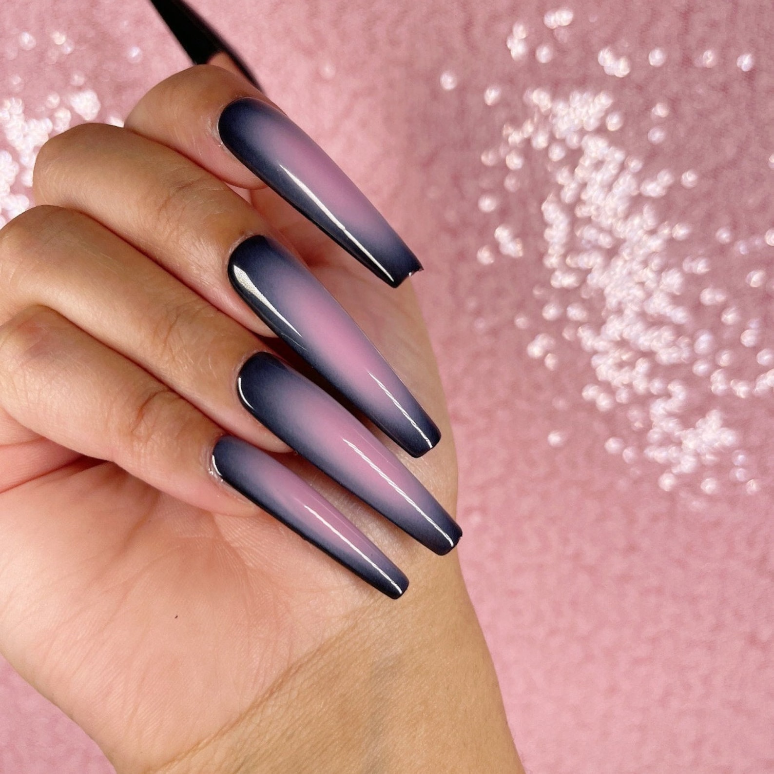 Genesis Luxury Nails high Gloss gel Press on Nails Fake - Etsy