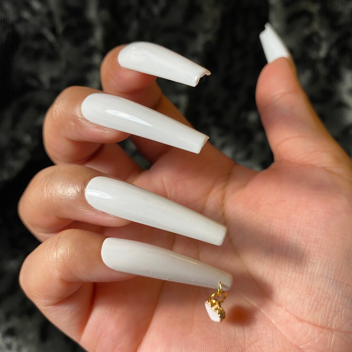 Sugar Luxury Nails high Gloss gel Press on Nails Fake - Etsy