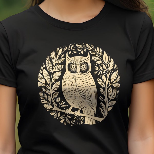 Owl Shirt - Etsy